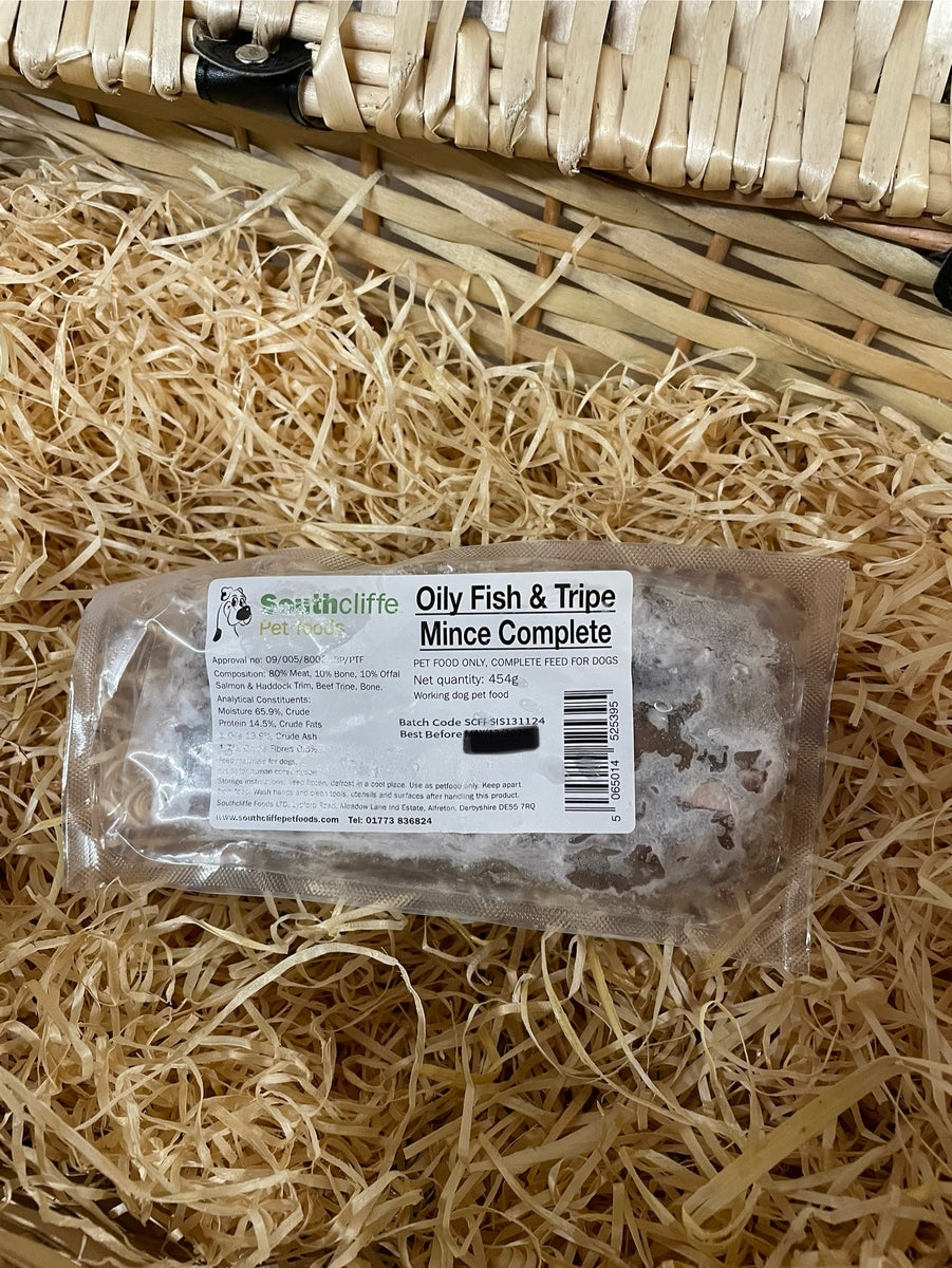Southcliffe 80/10/10 Oily Fish & Tripe Mince. 80/10/10 Balanced, Raw D ...