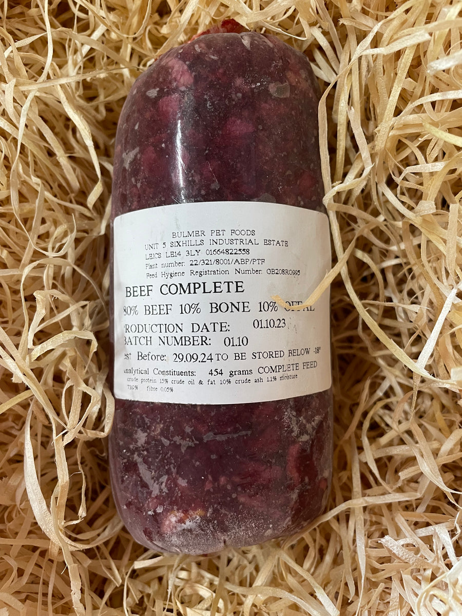 Bulmer Beef Complete Mince. 80/10/10 – Orderpetfood.co.uk