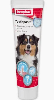 Beaphar Advanced Dual-Enzyme Toothpaste for Dogs and Cats - Liver Flav ...