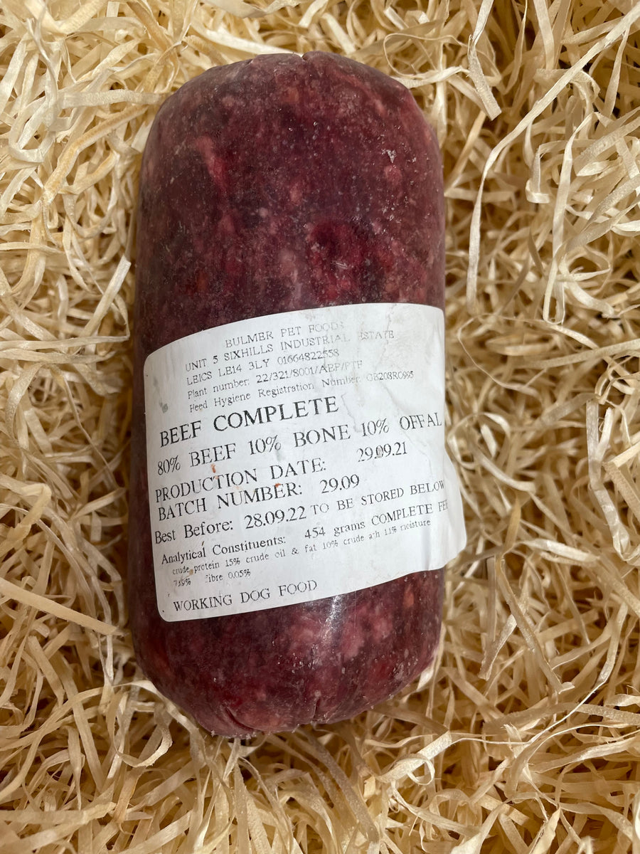 Bulmer Beef Complete Mince. 80/10/10 – Orderpetfood.co.uk